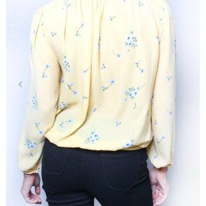 Elodie | Tops | Nwt Elodie Light Yellow Surplice Blouse | Poshmark